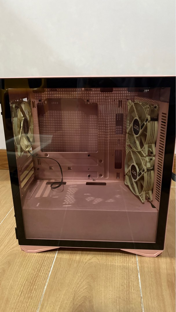 Dark flash dlm22 matx casing in pink, Computers & Tech, Parts ...