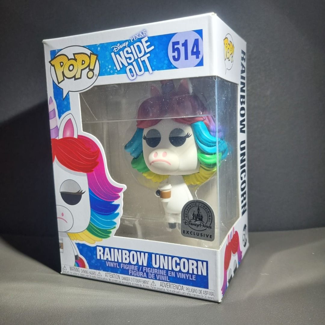 Disney Pixar Inside Out - Rainbow Unicorn Disney Parks Exclusive Funko ...
