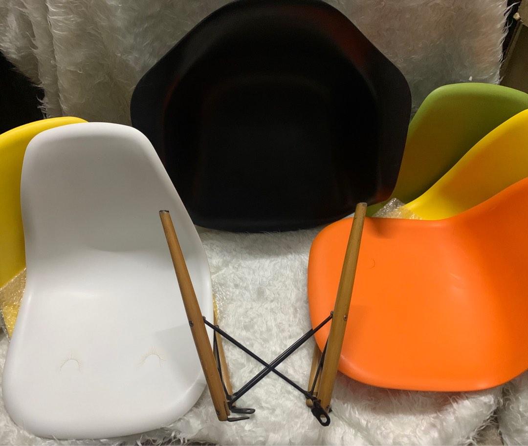 Eames dining chair indoor outdoor kerusi makan curvy Nordic chair ...