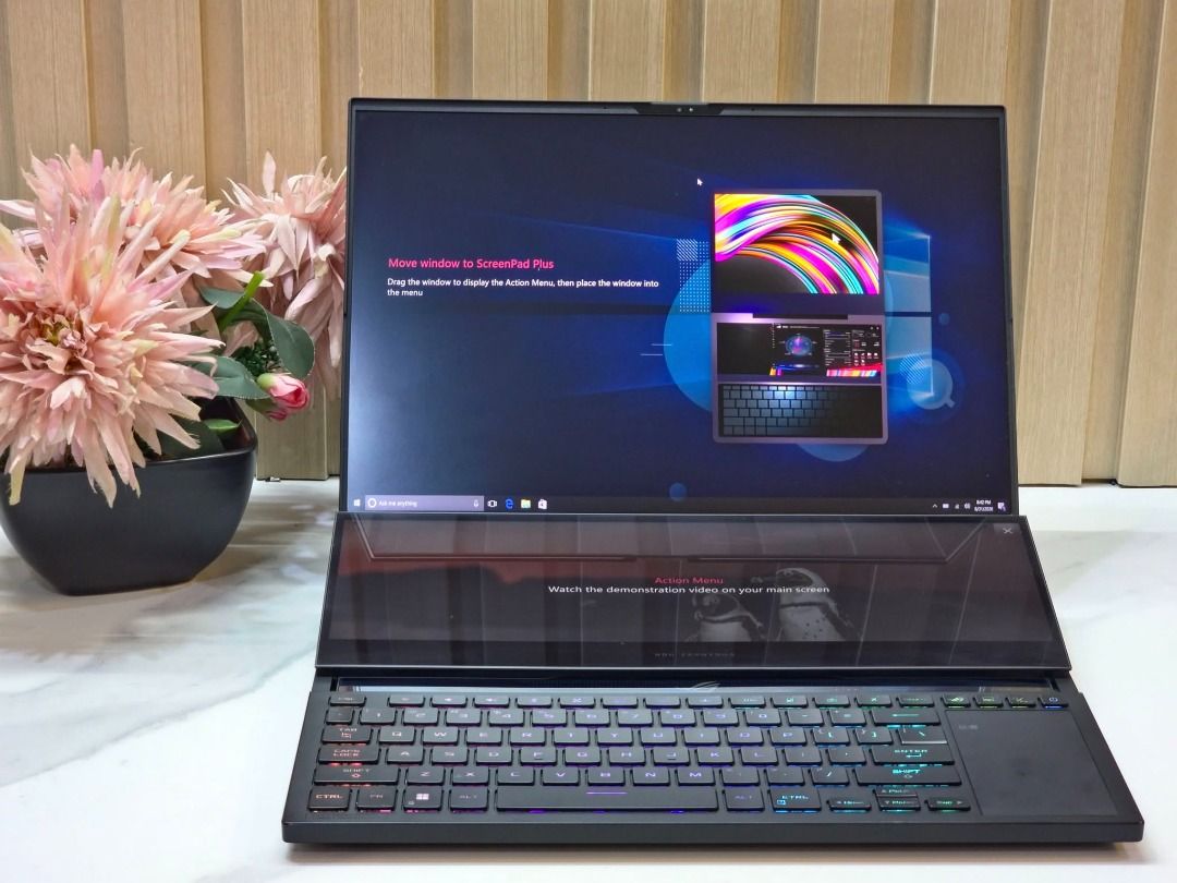 Gaming laptop Asus Rog Zephyrus Duo 16 GX650PI7945 Ryzen 9 7945HX 32GB ...