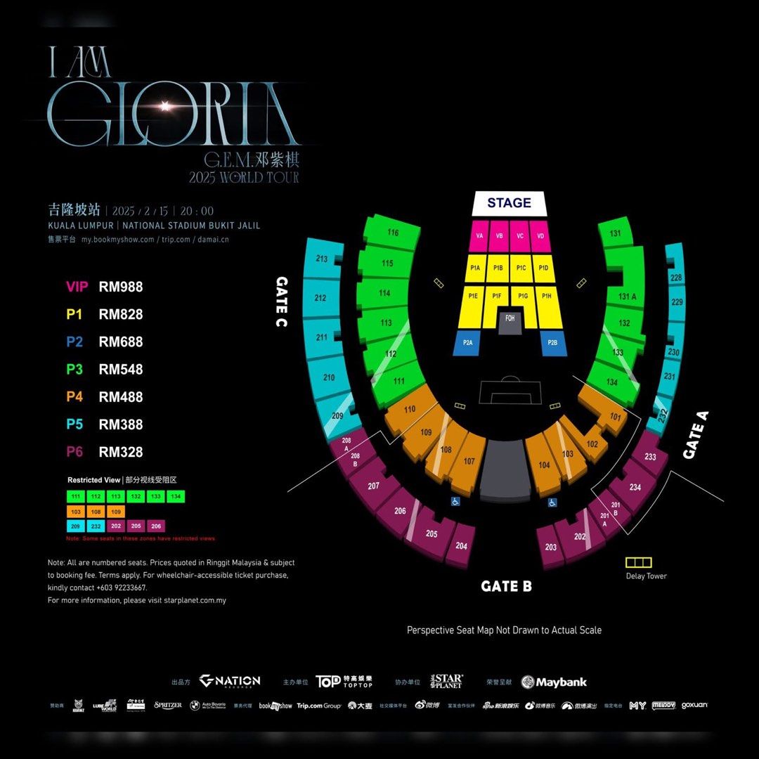 GEM G.E.M TANG MALAYSIA BUKIT JALIL P4 2pax, Tickets & Vouchers, Event ...