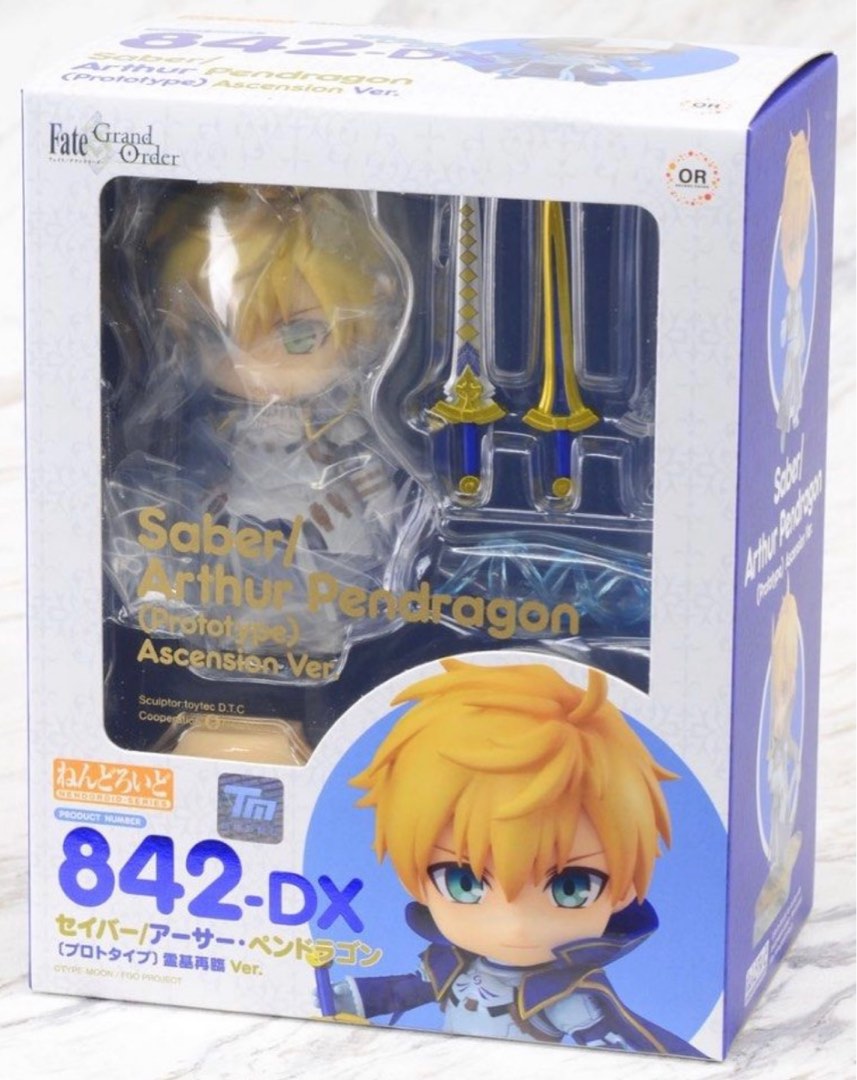 GSC Nendoroid 黏土人 842-DX Saber 亞瑟·潘德拉剛 Prototype 靈基再臨Ver. FGO Fate ...