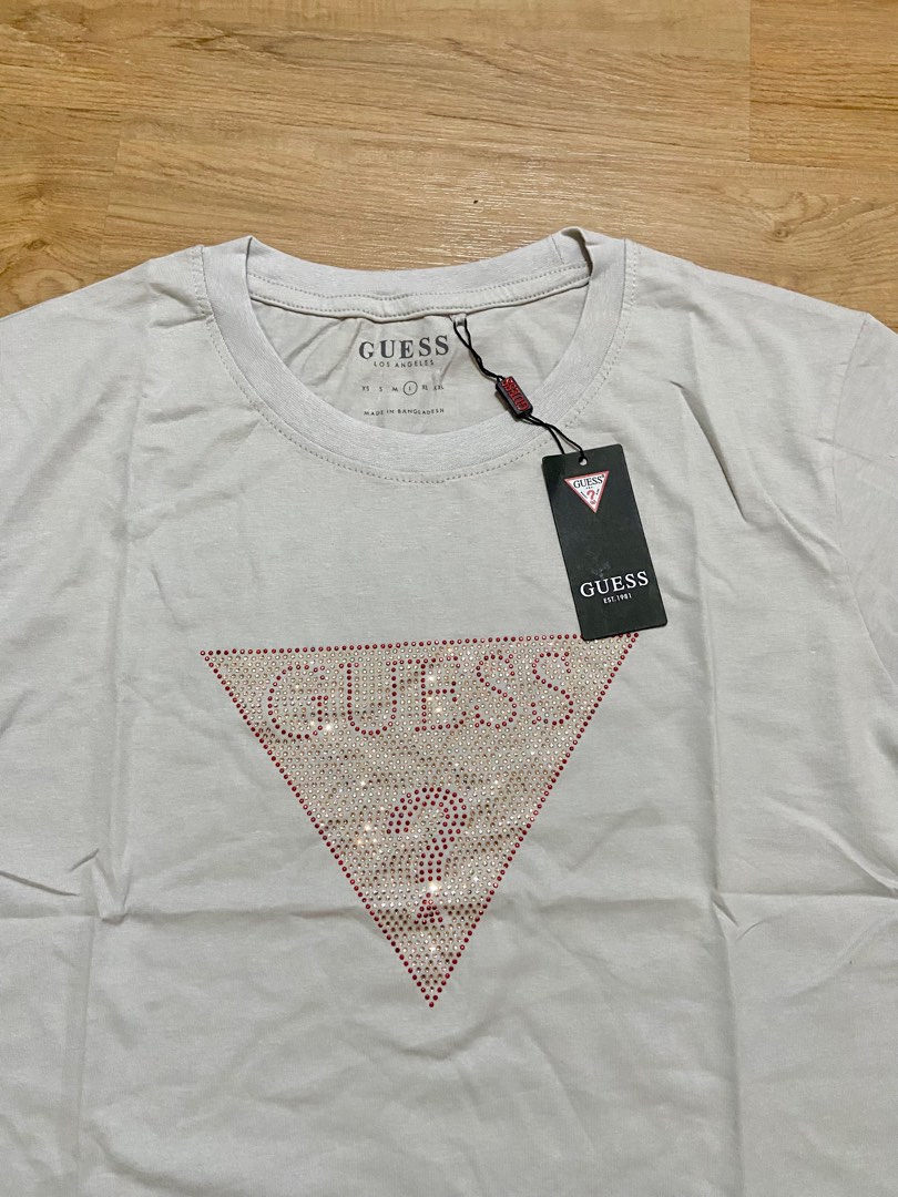 GUESS WITH TAG, Women's Fashion, Tops, Shirts on Carousell