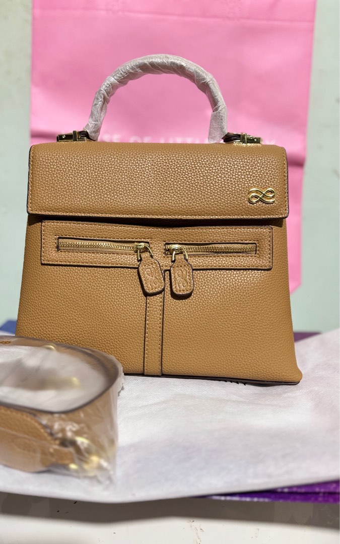 House Of Little Bunny Clara PU Caramel, Women's Fashion, Bags & Wallets ...