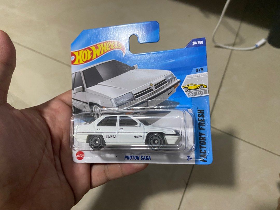Hot Wheels proton saga short card, Hobbies & Toys, Toys & Games on ...
