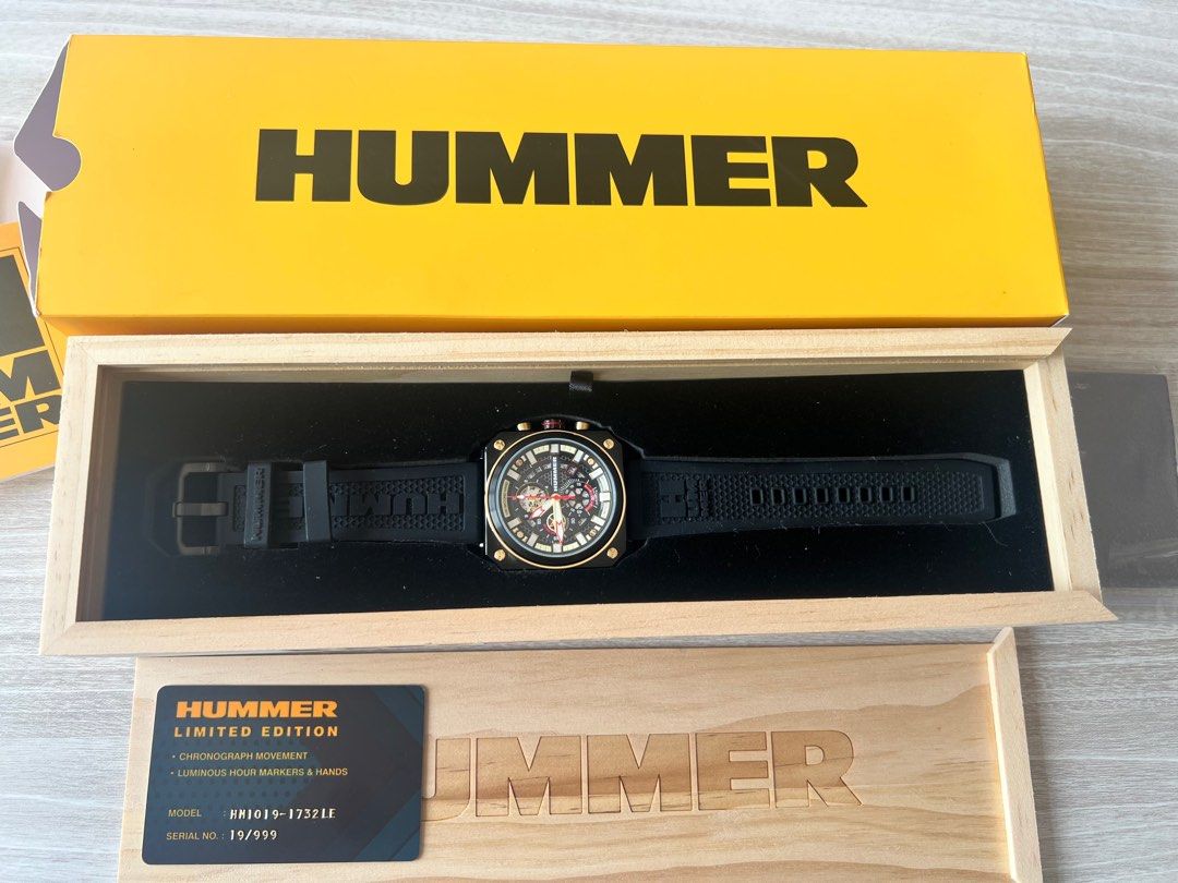 HUMMER MEN CHRONOGRAPH LIMITED EDITION, Men's Fashion, Watches ...