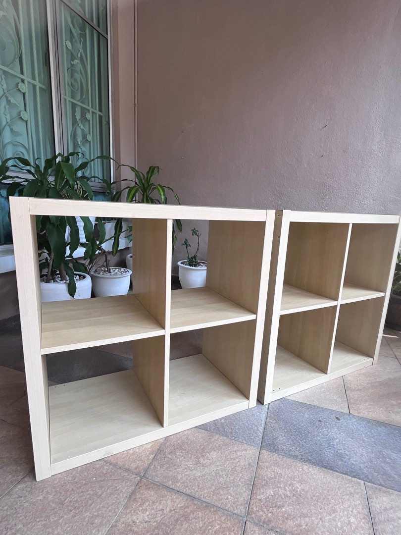 Ikea Kallax 4 cube hole (2 units available), Furniture & Home Living ...