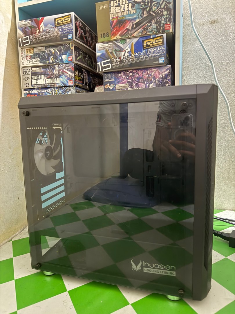 invasion case matx + armageddon keyboard 60 + logitech mouse g304 ...