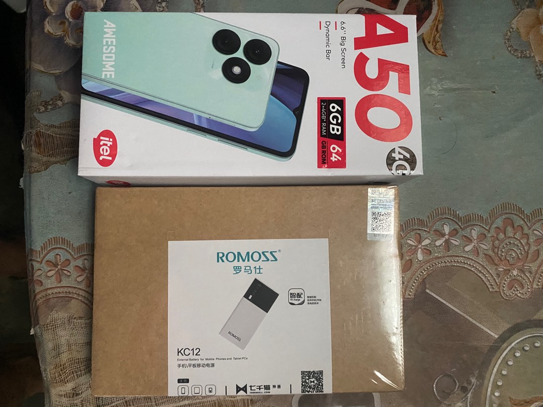 ItelA50 with ROMOSS 20000 MAH, Mobile Phones & Gadgets, Mobile & Gadget ...