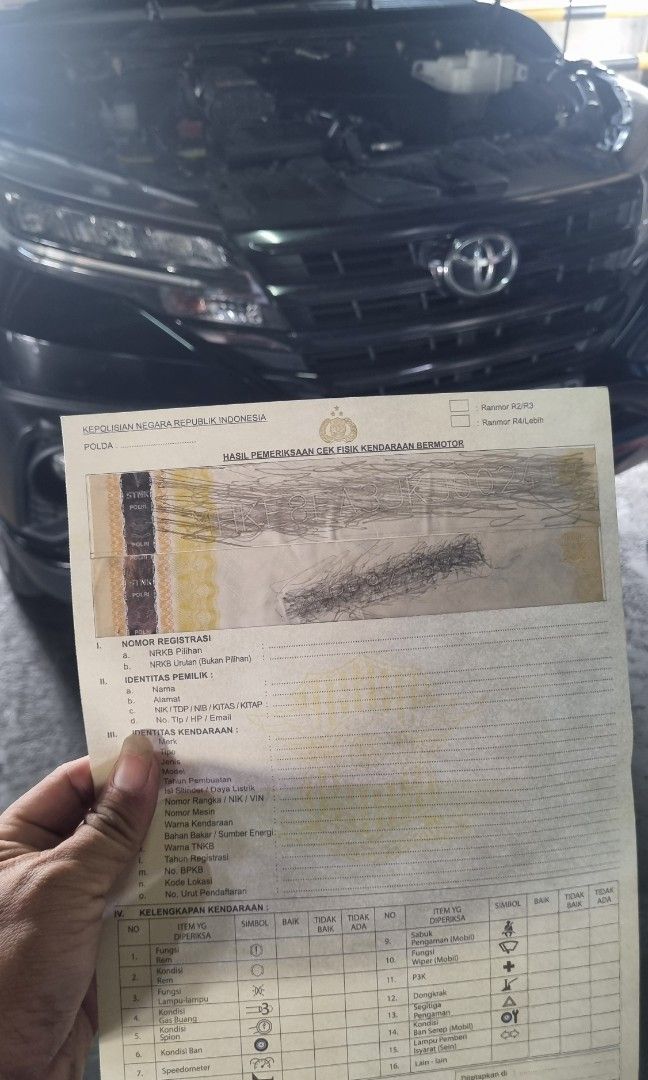 Jasa cek fisik perpanjangan gesek gesek nomor rangka mesin mobil ...