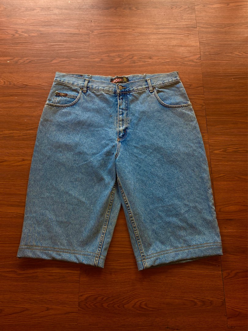Jorts Cross Jnco Evisu, Men's Fashion, Bottoms, Jeans on Carousell