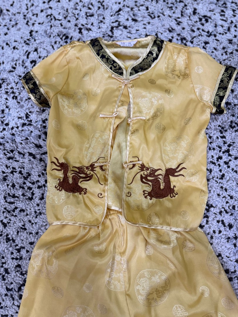 Kids Boy Samfoo Chinese Costume CNY, Babies & Kids, Babies & Kids ...