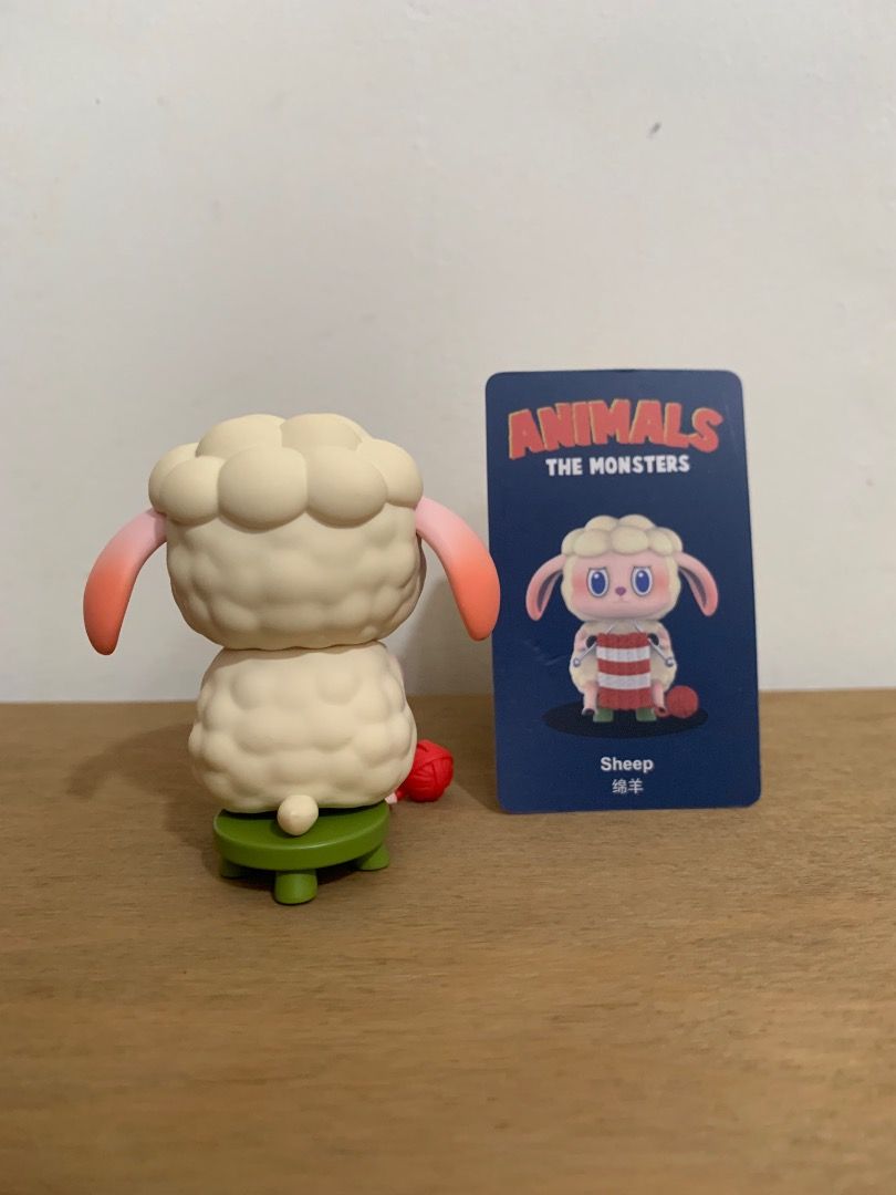 Labubu - Sheep - POP MART Labubu Animals The Monsters Series, Hobbies ...