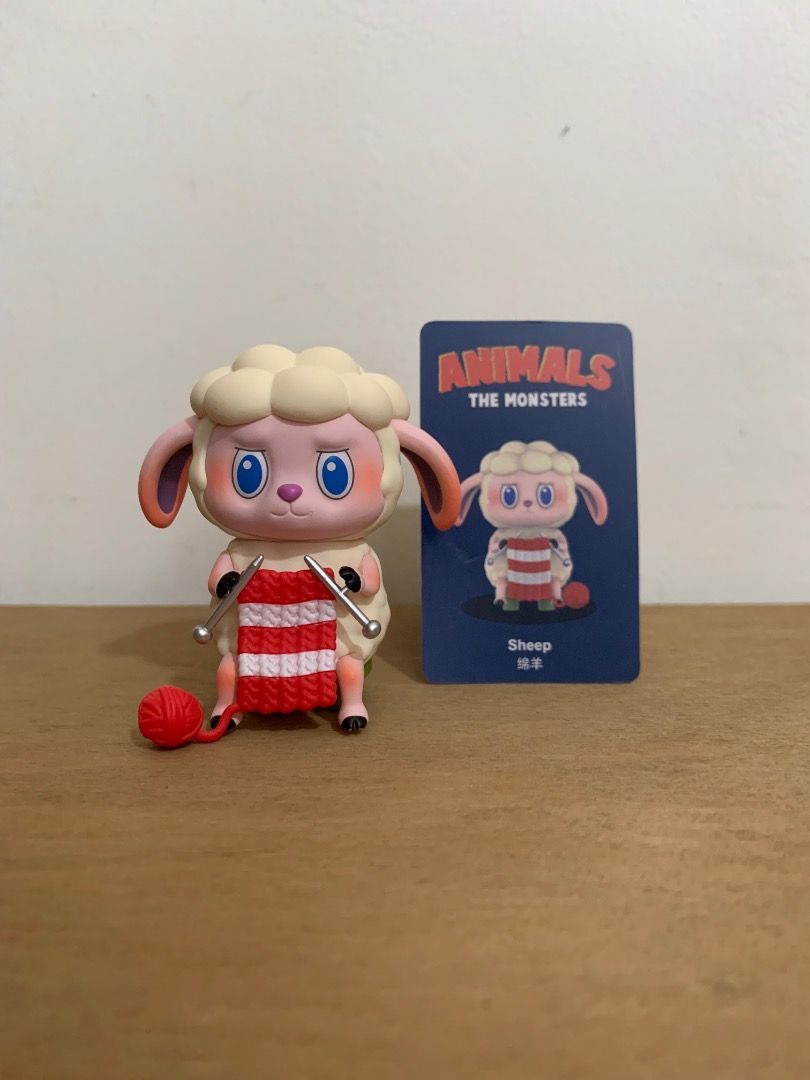 Labubu - Sheep - POP MART Labubu Animals The Monsters Series, Hobbies ...