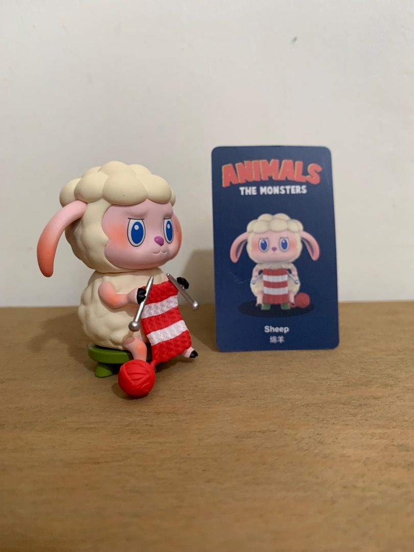 Labubu - Sheep - POP MART Labubu Animals The Monsters Series, Hobbies ...