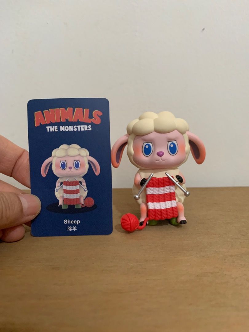 Labubu - Sheep - POP MART Labubu Animals The Monsters Series, Hobbies ...