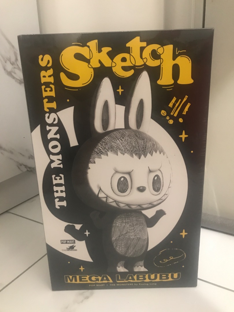 Labubu Sketch, Hobbies & Toys, Toys & Games on Carousell