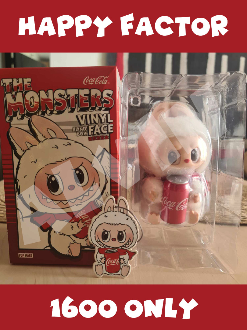 Labubu x Cola - Happy Factor, Hobbies & Toys, Toys & Games on Carousell