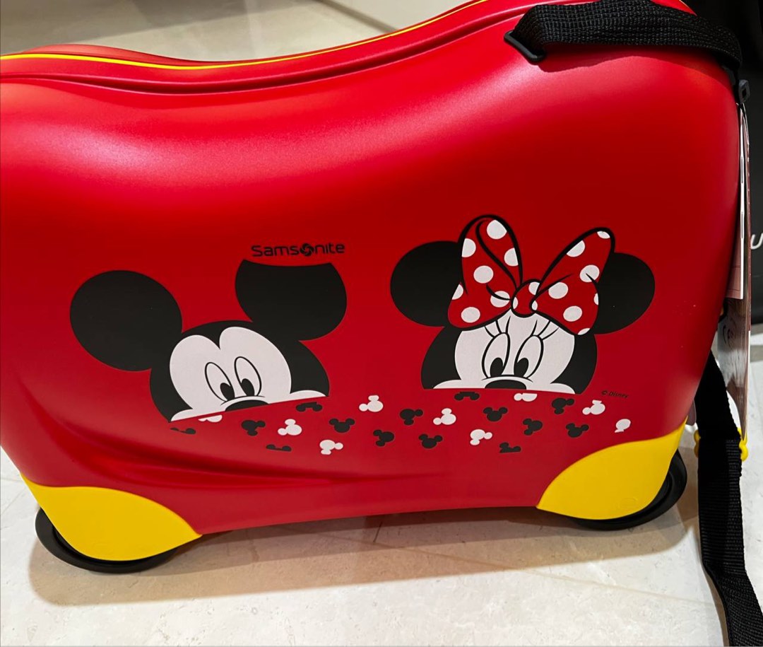Limited edition Disney Mickey Minnie Samsonite Trunki, Hobbies & Toys ...