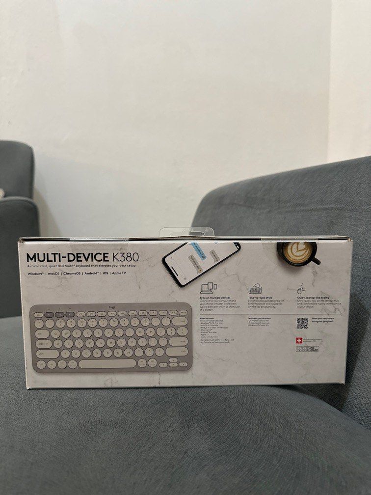 Logitech K380 Keyboard Wireless Bluetooth Multi-Device untuk Windows ...