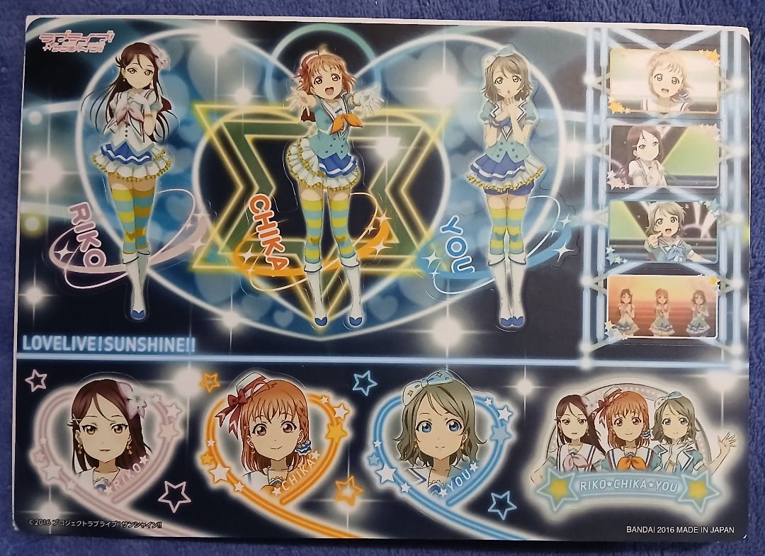 Love Live School Idol Project Anime Merch Set 1 A5/A6 Clear File Folder ...