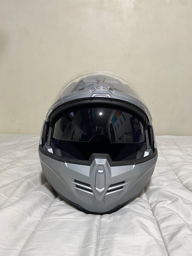 LS2 FF906 Advant Modular Carbon Helmet, Motorbikes, Motorbike Parts ...