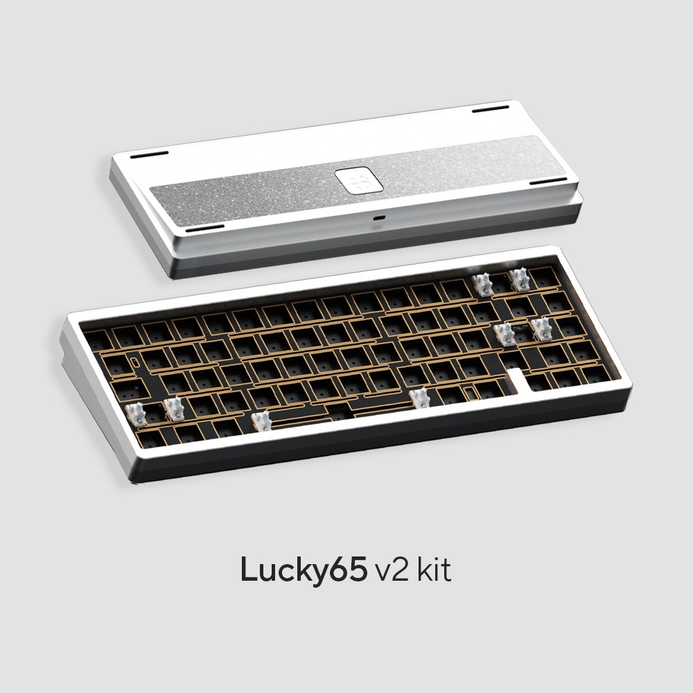 Lucky65 V2 Custom Mechanical Keyboard Barebones Kit, Computers & Tech ...