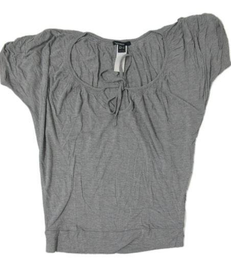 Mango Basics Top - Gray, Women's Fashion, Tops, Blouses on Carousell