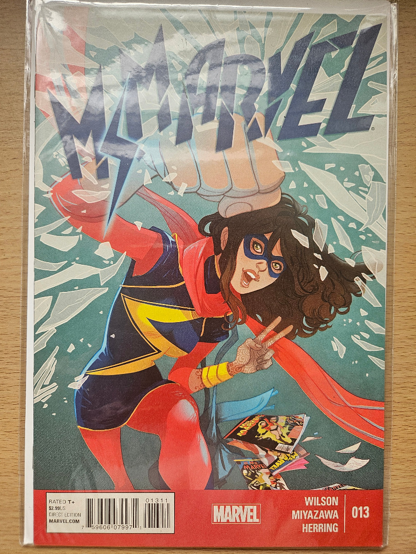 Marvel Comics Ms. Marvel #13 (2015). First Appearance of Kamran, Hobbies & Toys, Books ...