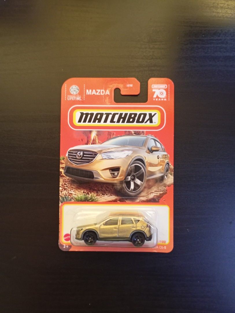 Matchbox - Mazda CX5 - Gold, Hobbies & Toys, Toys & Games on Carousell