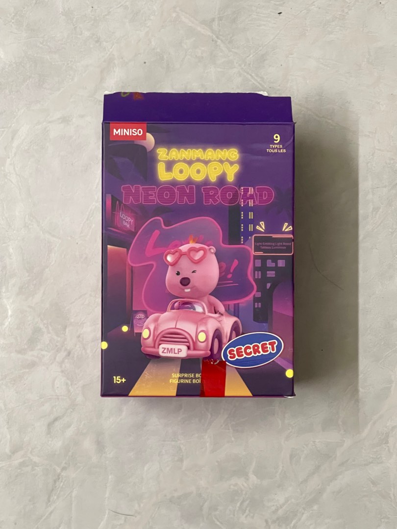 Miniso Loopy Mystery Blind Box (Neon Road Series), Hobbies & Toys, Toys & Games on Carousell