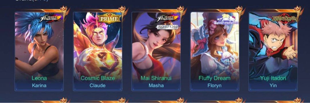 MLBB Mobile Legends Account SULTAN ACCOUNT 261 SKINS (CLEAR BIND/CAN ...