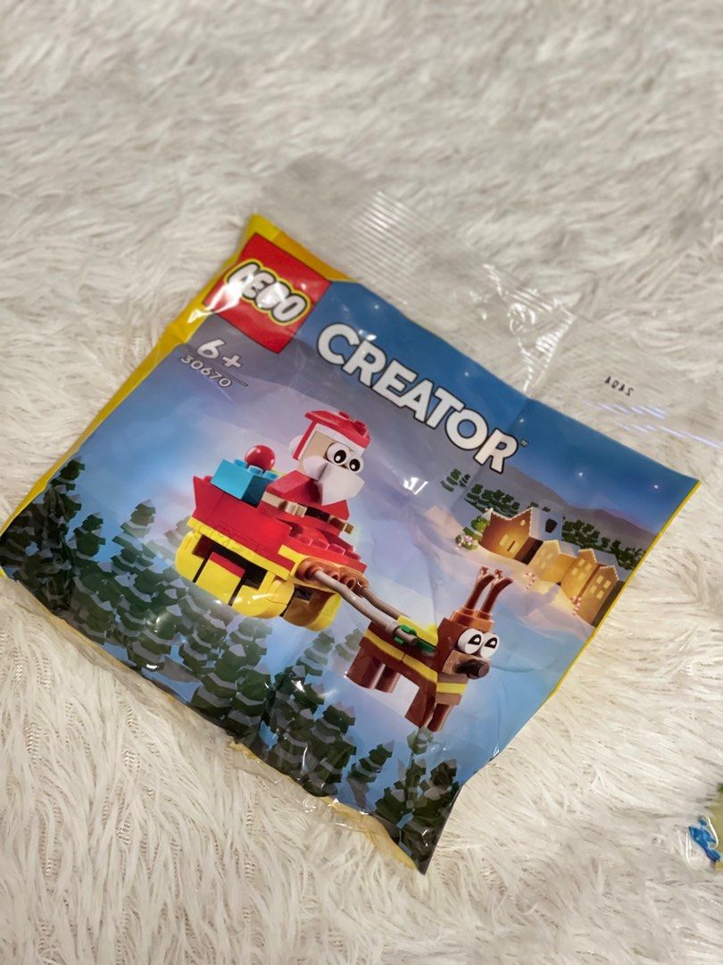 [NEW] LEGO POLYBAG SANTA'S SLEIGH & SONIC THE HEDGEHOG, Hobbies & Toys ...