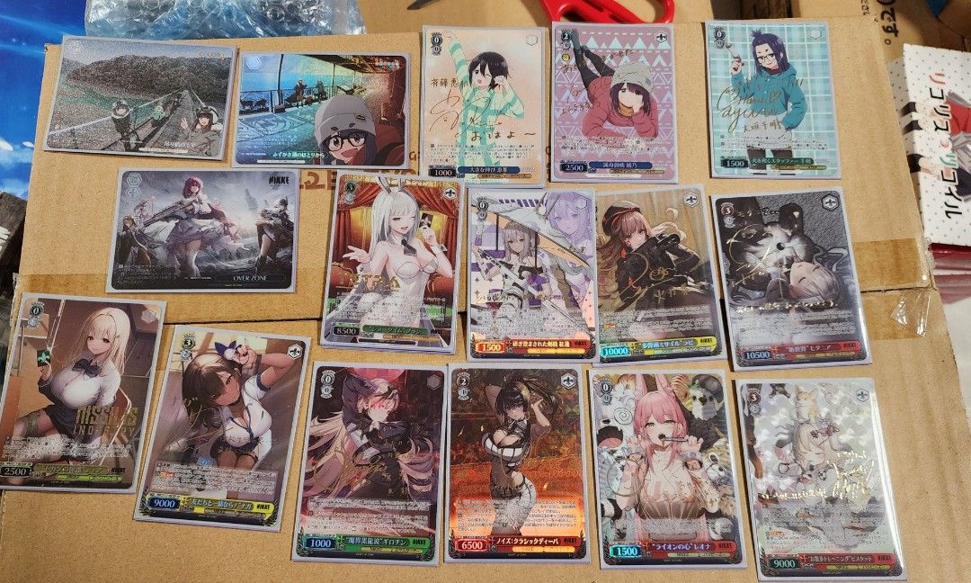 Nikke weiss schwarz sp signed ssp rrr+ modernia blanc scarlet guren ...