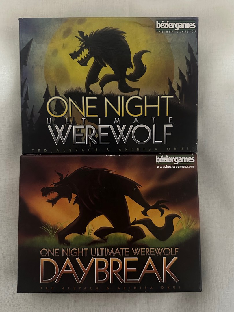 One Night Ultimate Werewolf and One Night Ultimate Werewolf Break Game ...