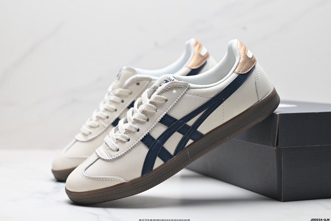 Onitsuka Tiger TOKUTEN Birch Iron Navy shoes, Babies & Kids, Babies ...