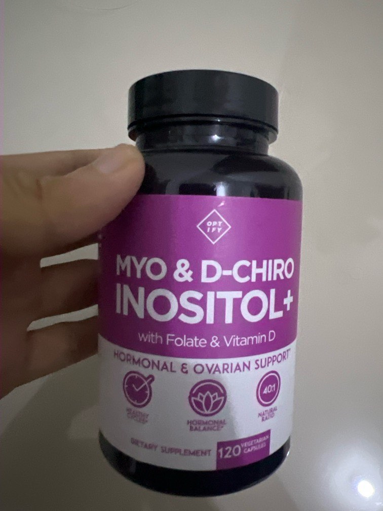 Vitamin promil: Optify Myo & D-Chiro Inositol+ with Folate & Vitamin D ...
