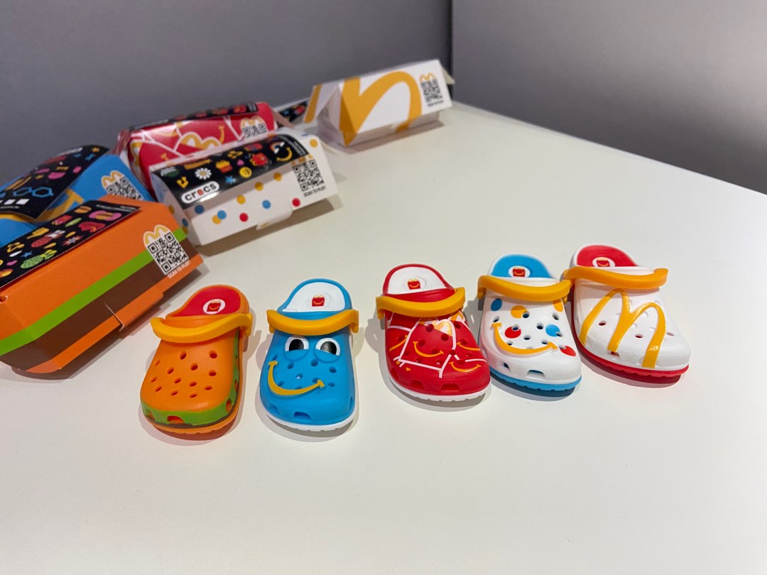 Original LIMITED EDITION McDonald's x Crocs Keychain (Happy Meal 2024 ...