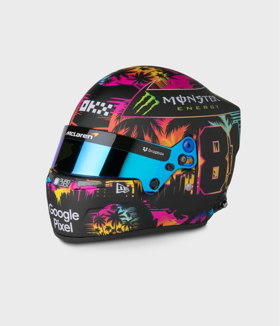 Oscar piastri Miami f1 mini helmet, Hobbies & Toys, Memorabilia ...