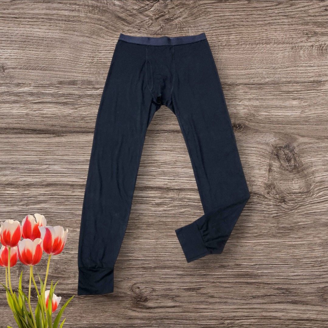 PL282 (M) Uniqlo Heattech Men's Long Brief Leg Warmer Thermal Innerwear ...