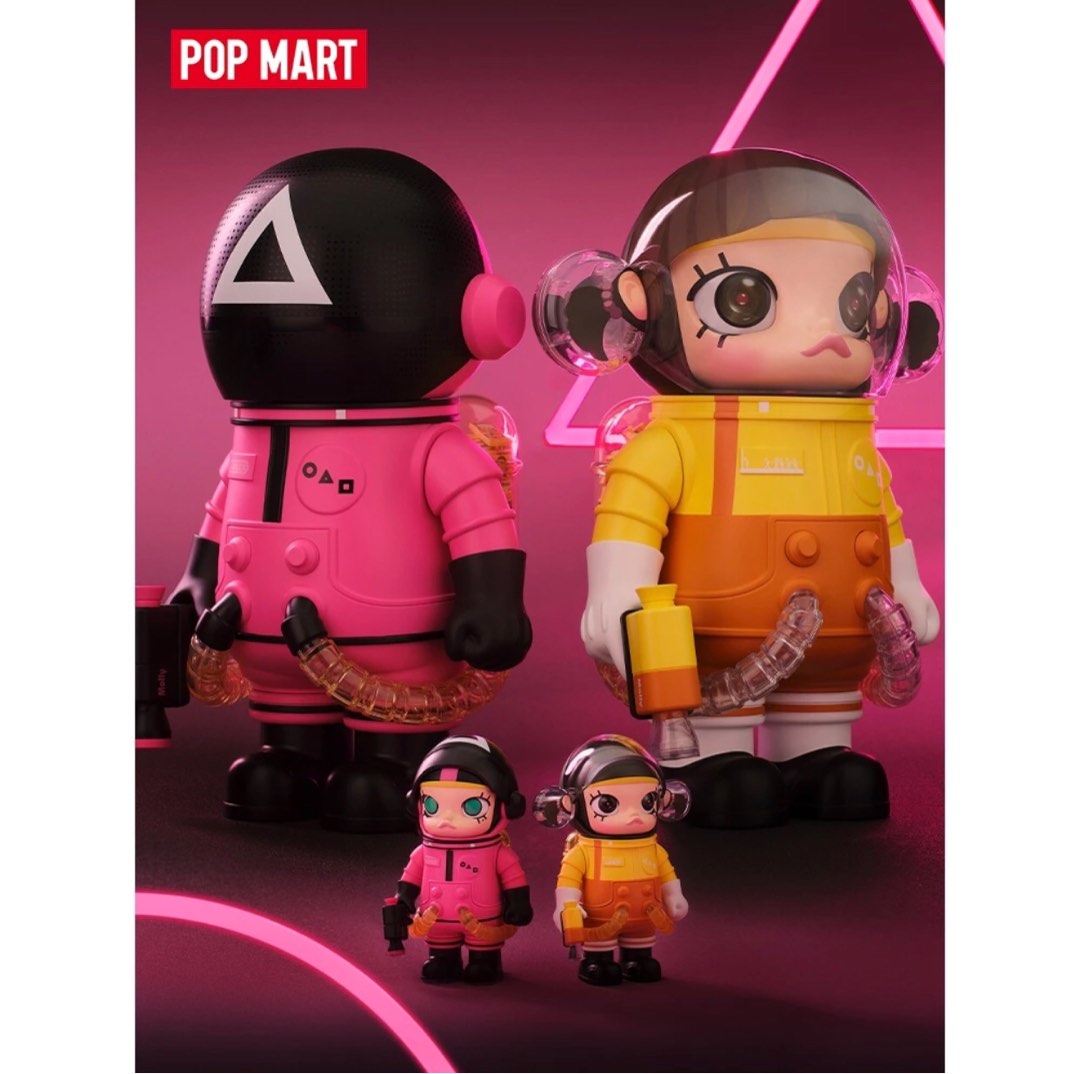 Popmart - Mega Molly x Squid Game (400% + 100%), Hobbies & Toys, Toys ...