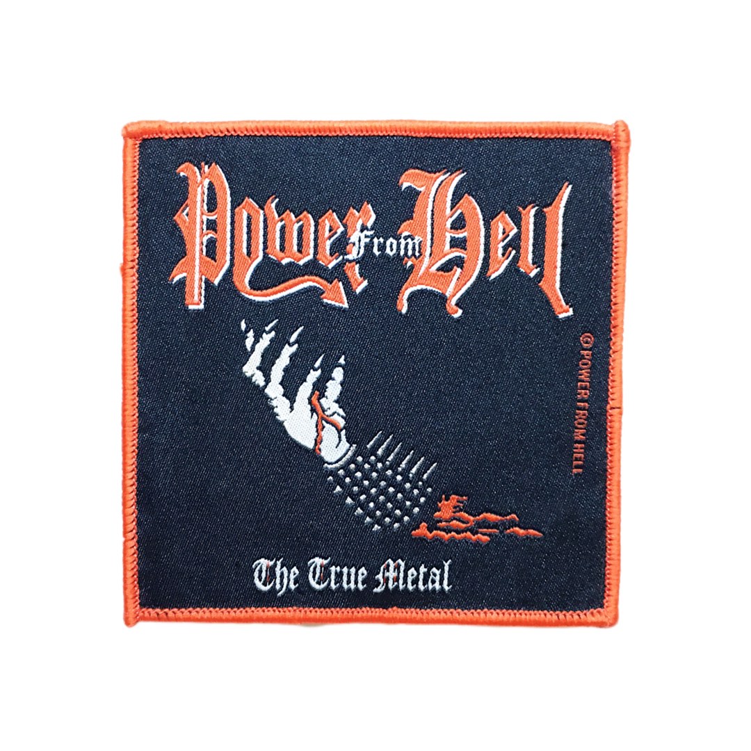 Power From Hell - The True Metal Woven Patch | Patches Black / Thrash ...
