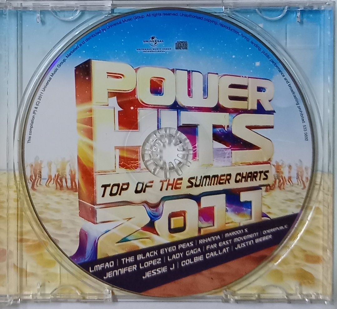 Power Hits CD (128) LMFAO Lady Gaga Rihanna Maroon 5, Hobbies & Toys ...
