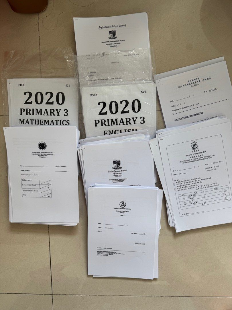 Primary 3 past year papers, Hobbies & Toys, Books & Magazines ...