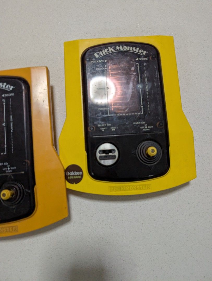 PUCK MONSTER PACMAN RARE GAKKEN LSI GAME JAPAN LIMITED 1980's not turn ...