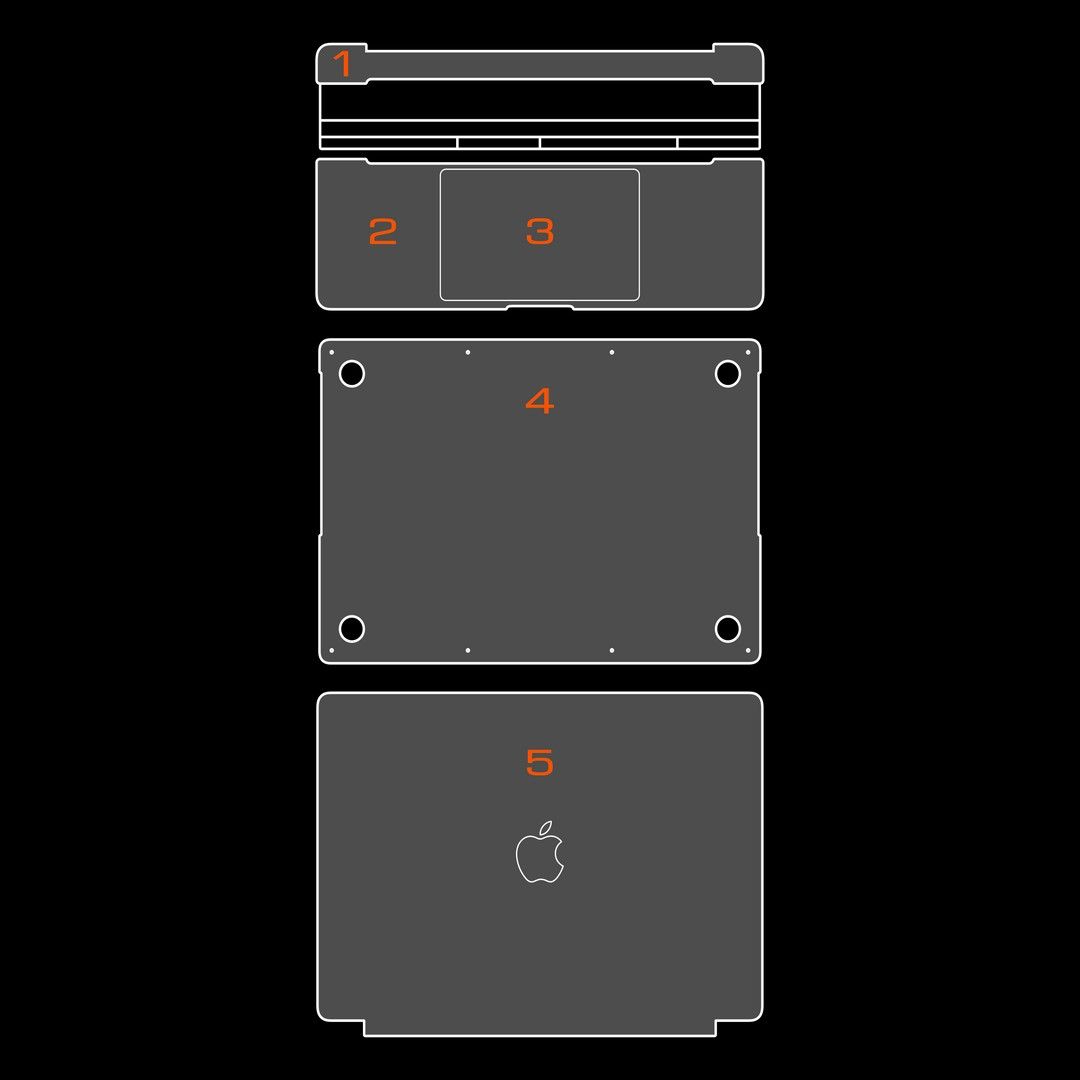 Qskinz/Easyskinz Space Grey MATT Metallic Skin (Macbook Pro 14", M4 ...