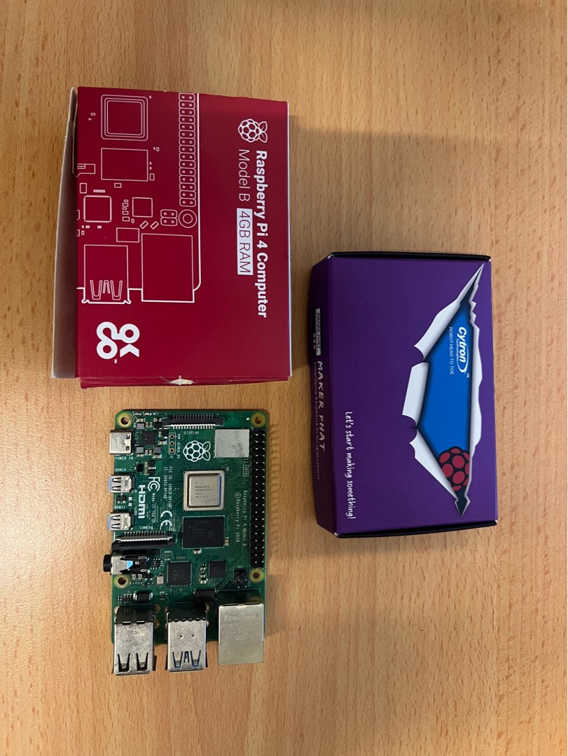 Raspberry Pi 4B 4GB + Pi HAT, Computers & Tech, Laptops & Notebooks on Carousell