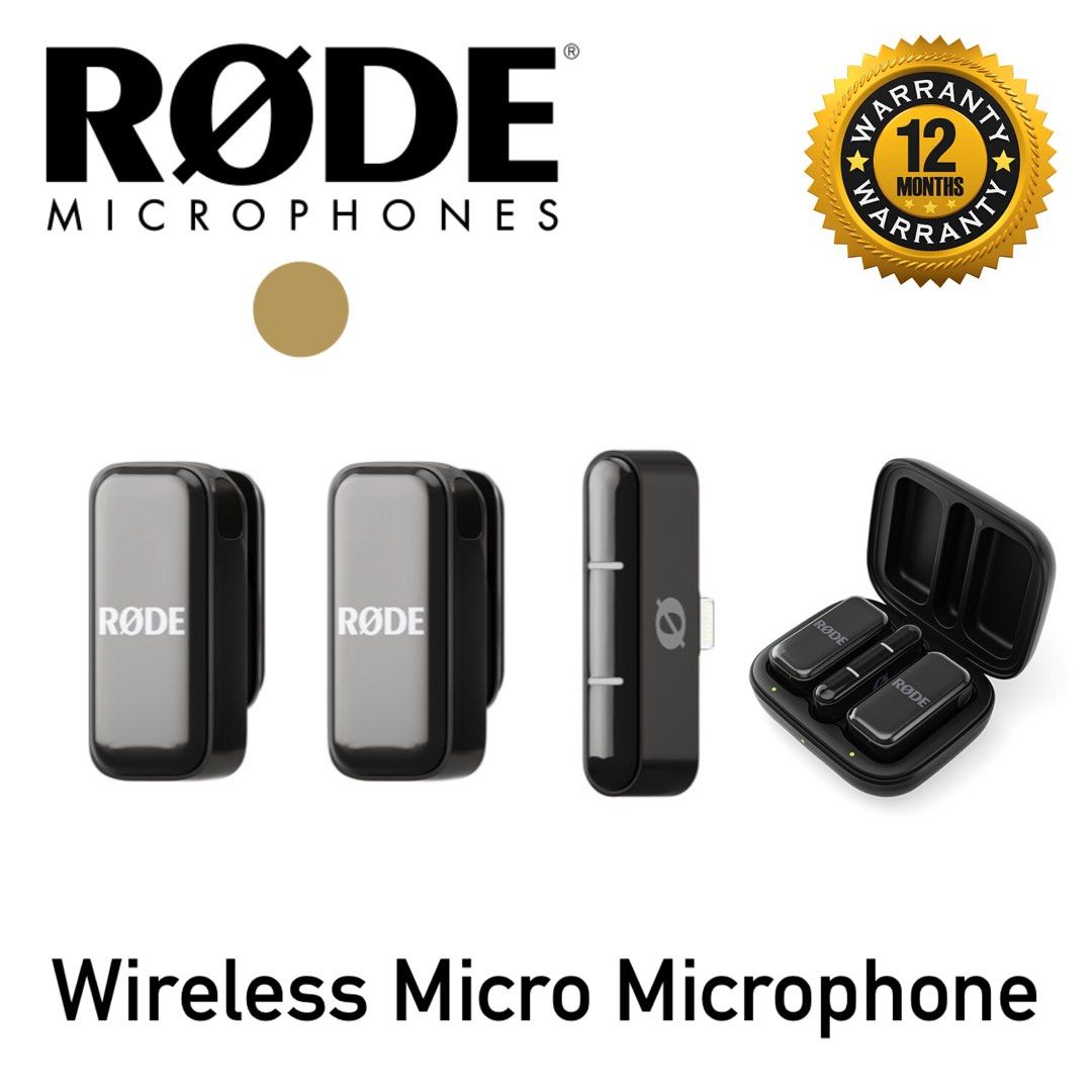 RODE Wireless Micro 2-Person Ultracompact Wireless Microphone System ...