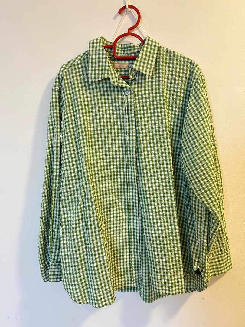 (NEGO)Rope brands outler blouse Kameja, Women's Fashion, Tops, Blouses ...