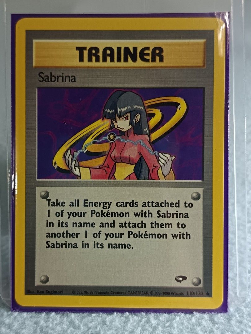 Sabrina 110/132 Trainer Gym Challenge Rare Vintage Pokemon Card 1995 ...
